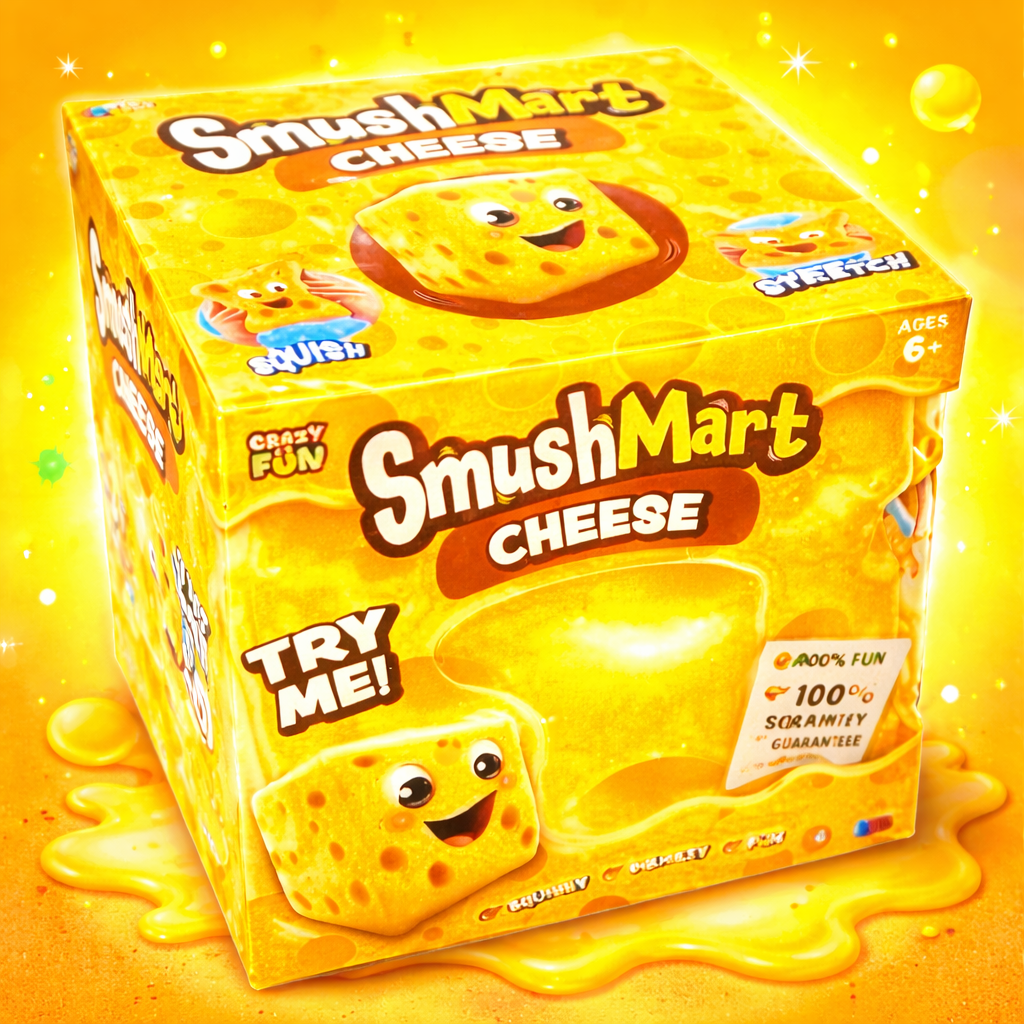 Smush mart Squishy Cheese Five Below Viral TikTok, Squeezy Squish ...