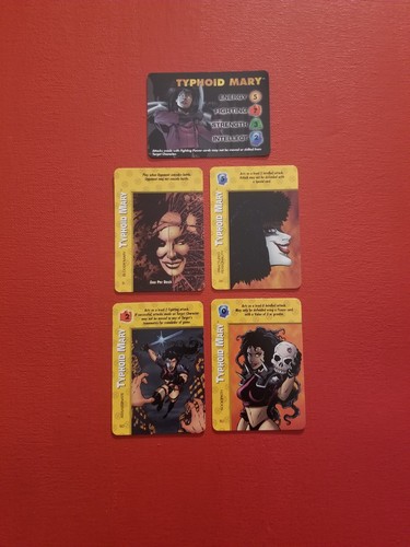 FLEER X-MEN OVERPOWER - TYPHOID MARY GAME CARDS LOT OF 5 DIFFERENT | eBay