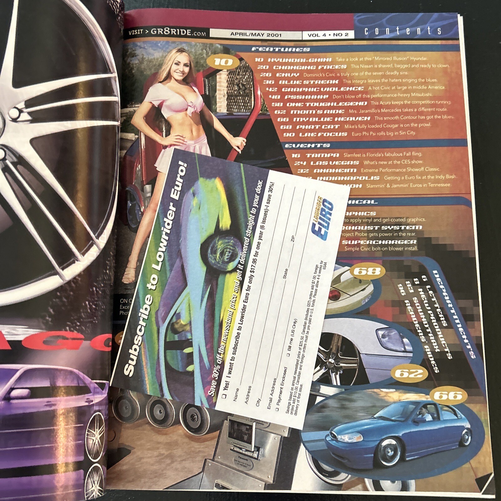 Lowrider Euro Magazine - April/May 2001 VTG Low Rider Europe Cars ...