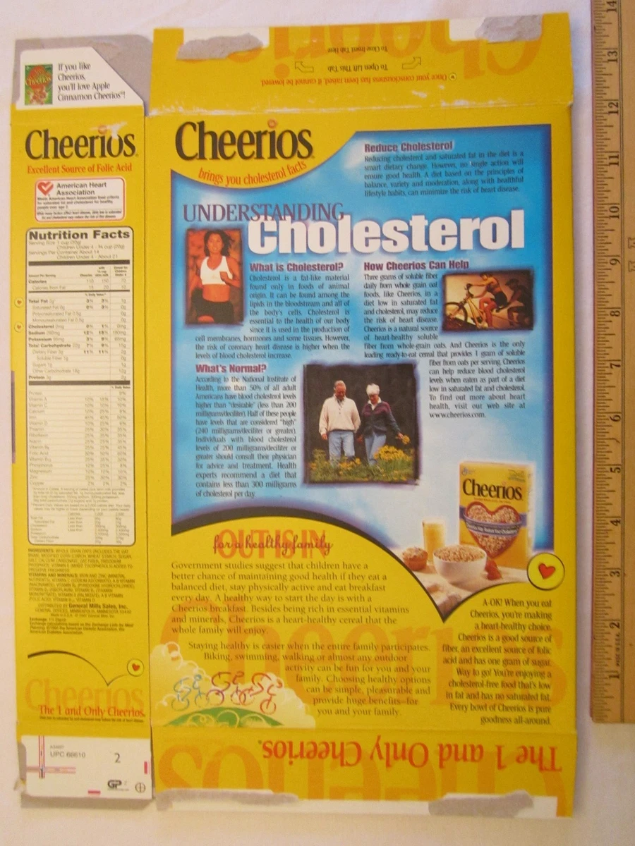 Cheerios Box Back