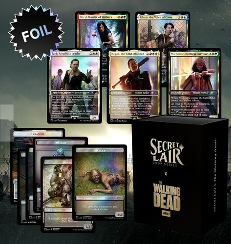 MTG TWD Secret Lair NEW The Walking Dead Sealed FOIL - Rick Steadfast ...