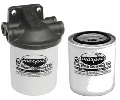 MARPAC FUEL WATER SEPARATOR KIT ALUMINUM HEAD 2 FILTERS 7-0873 | eBay