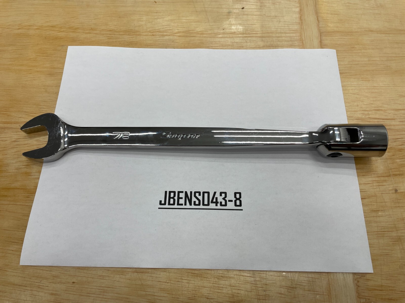 Snap-on Tools USA NEW 7/8" SAE 12pt Flex Head Saltus End Combo Wrench ...