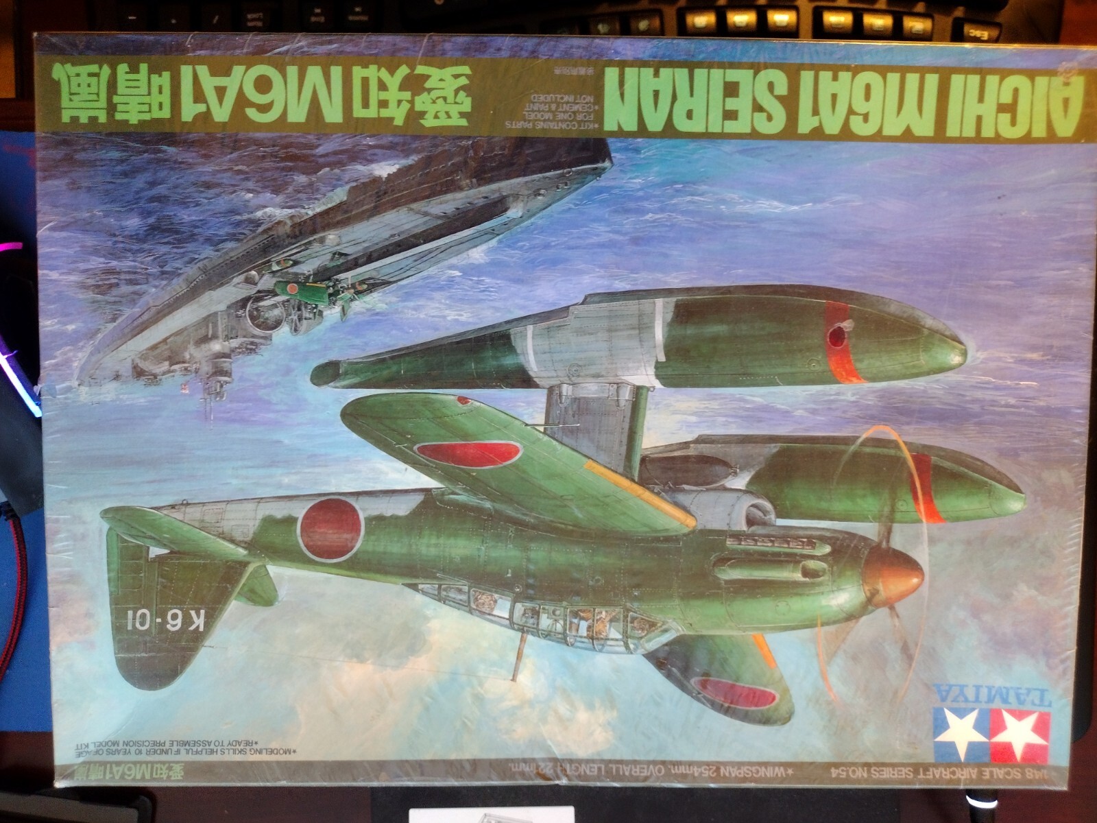 2 1/48 airplane models:MUSTANG P-51 N.O.S. And AICHI M6A1 SEIRAN FLOAT ...