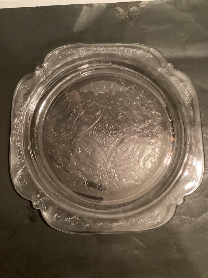 VINTAGE INDIANA GLASS "RECOLLECTION" CLEAR MADRID DEPRESSION GLASS ...