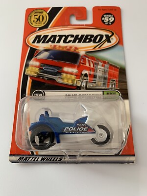Matchbox Police Motorcycle m | eBay