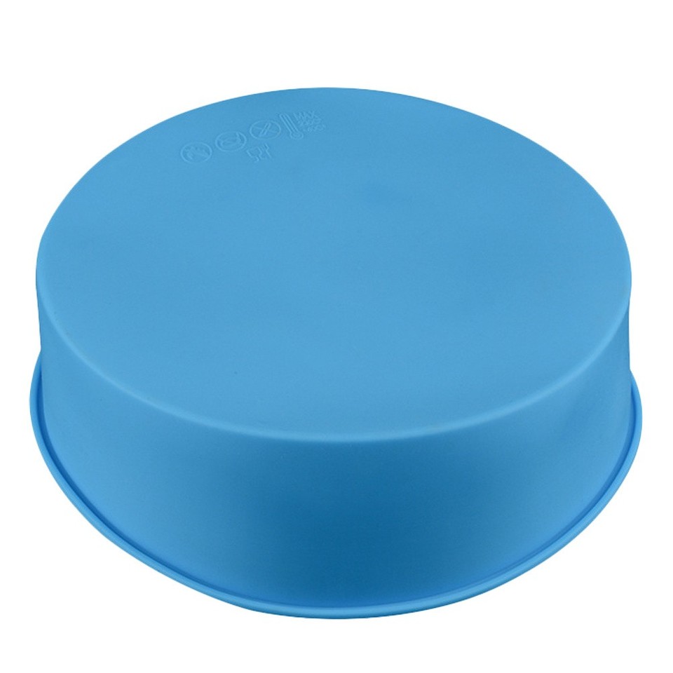 Round Silicone Baking Pan Baking Tray Cake Pancake Mold Baking Mold ...