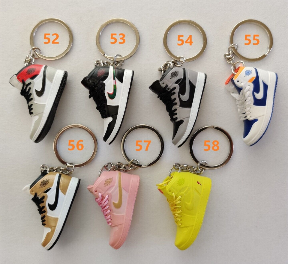 3D Mini Sneaker Keychain/Sneaker Keychain/Shoe Keychain/Mini Keychain ...