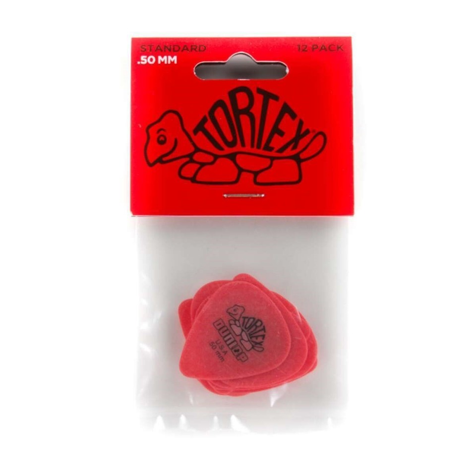 Dunlop 418P.50 Tortex Standard .50mm Red Guitar Picks 12-Pack | eBay