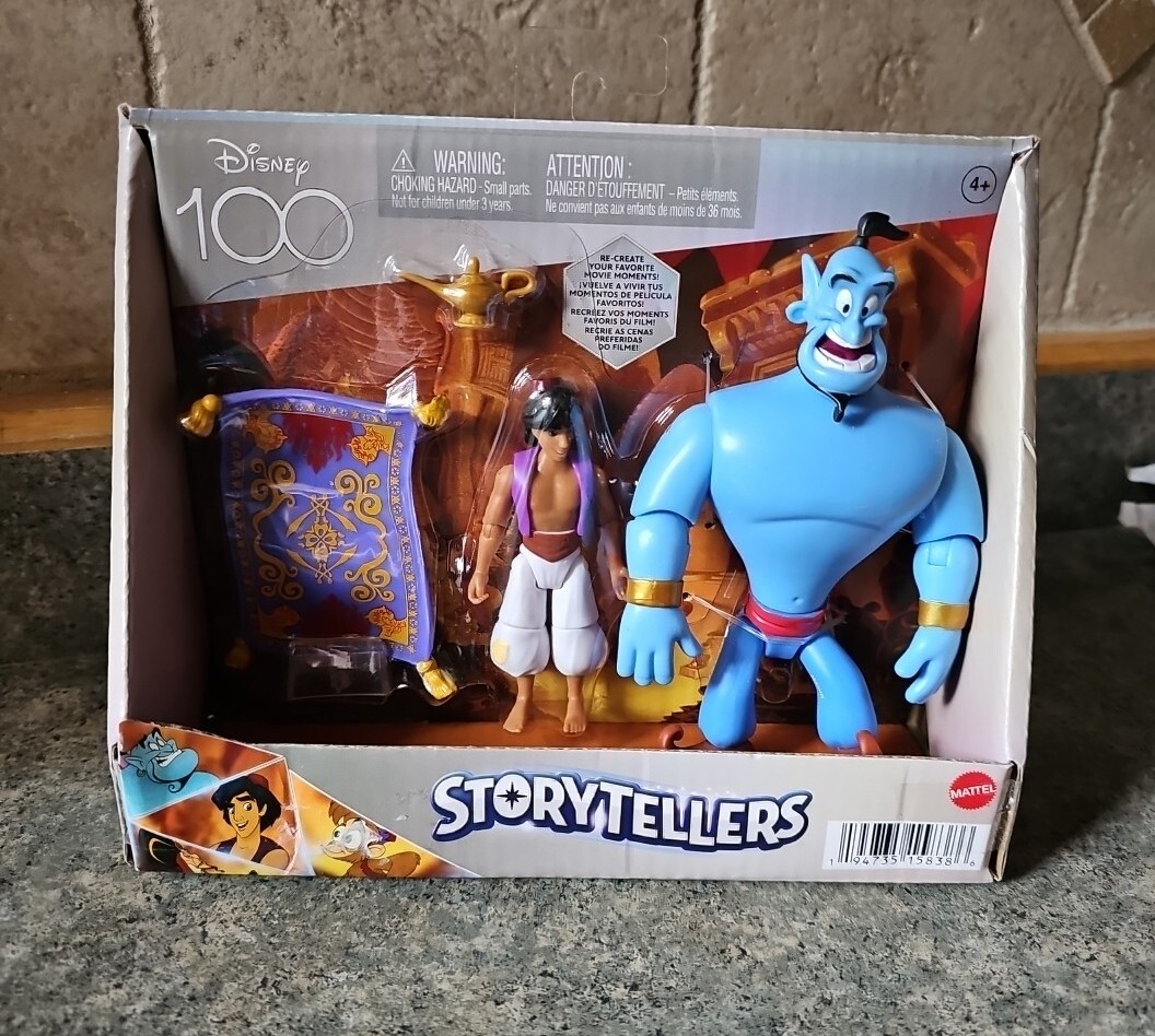 Disney Aladdin Storytellers Pack of 3 Figures, Authentic Posable Movie ...