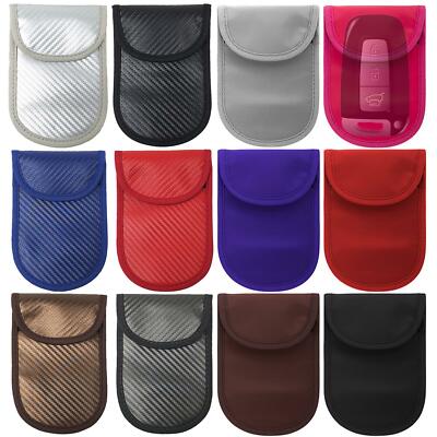 Anti-Theft RFID Car Key Fob Signal Blocker Pouch Keyless Entry Case ...