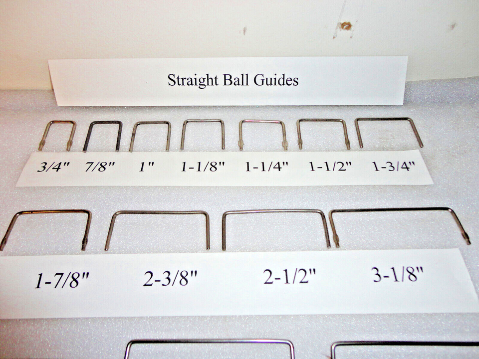 Pinball Play Field Ball Guides, Lane Guide Wire Forms, SCROLL DOWN TO ...