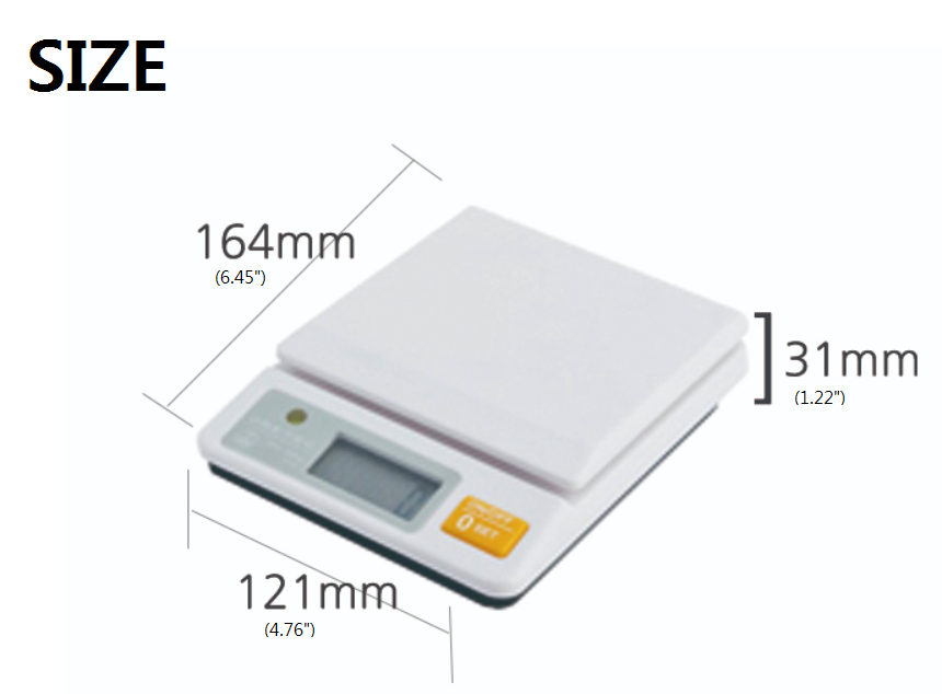Dretec Digital Automatic Electronic Kitchen Food Weight Measure Scale ...