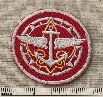 Vintage EXPLORER UNIVERSAL Boy Scout Badge PATCH Red & White BSA Post ...