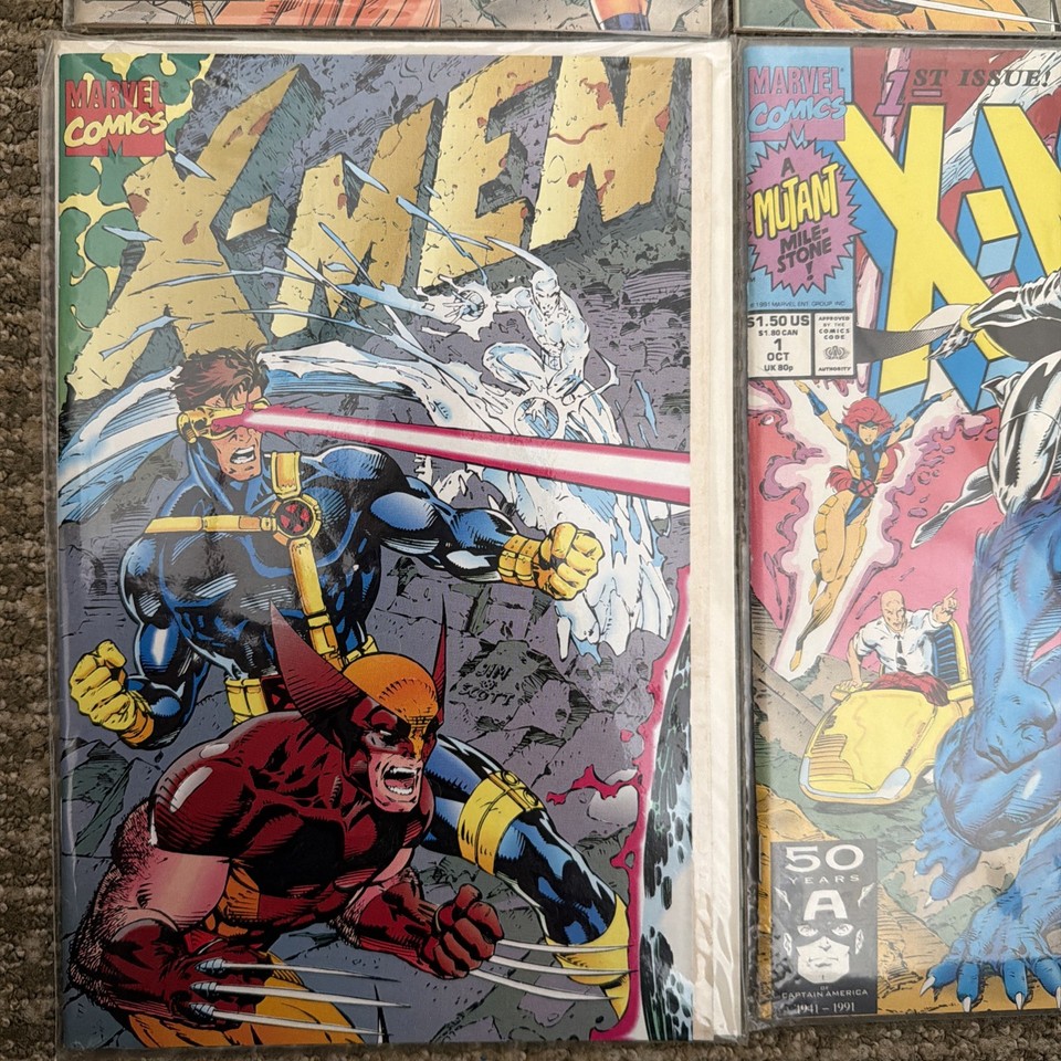 X-Men #1 Marvel 1991 Set Of Variant Covers Jim Lee | eBay