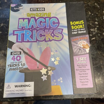 SpiceBox Kits for Kids Amazing Magic Tricks 40 tricks open box | eBay