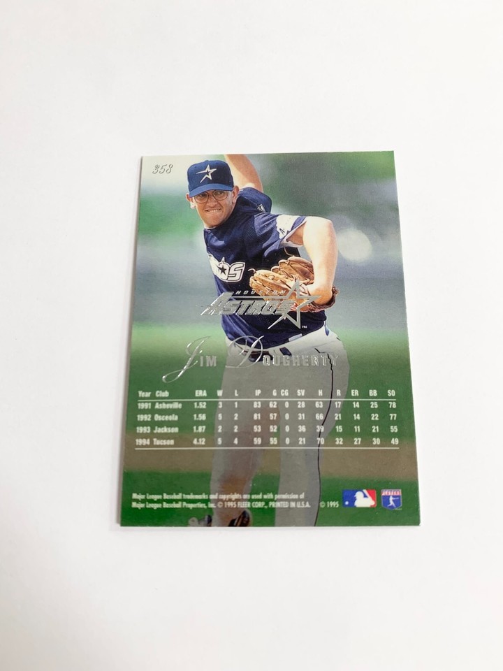 Jim Dougherty 95 Flair 1995 Fleer Baseball Card # 358 | eBay