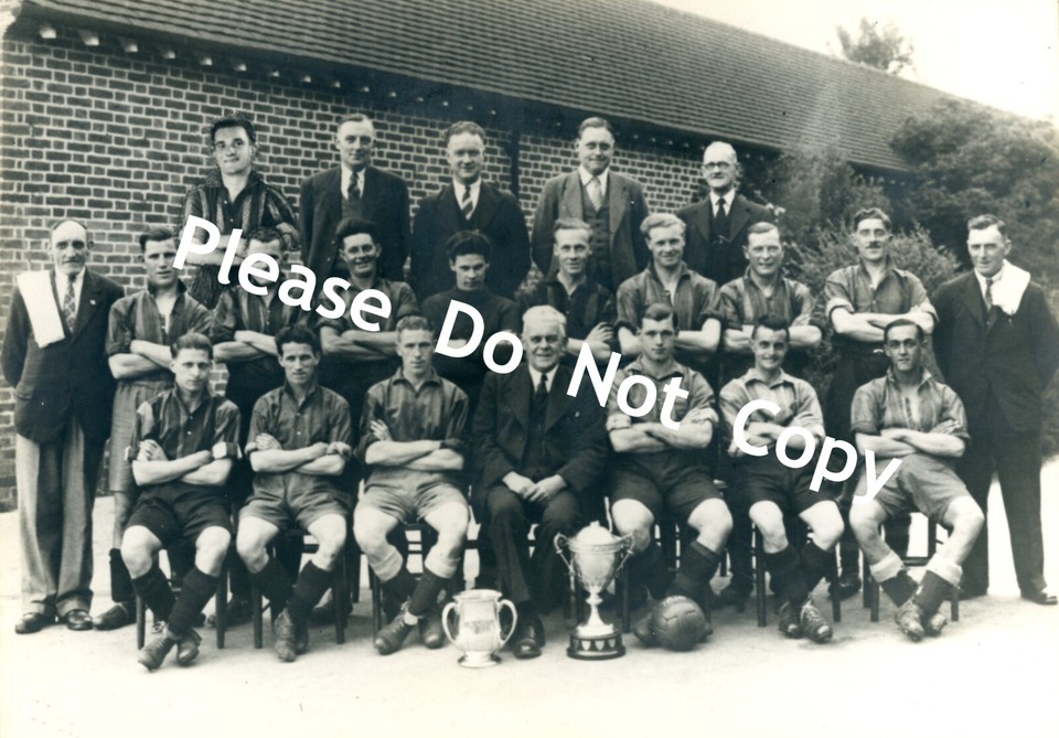 OLD PHOTOGRAPH: ANDOVER FOOTBALL CLUB, 1944 - 45 Season. Team Photo ...