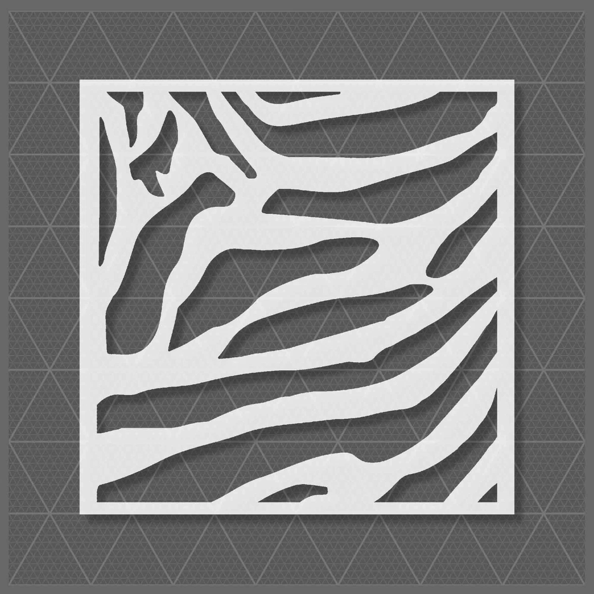 Zebra Stripe Stencil