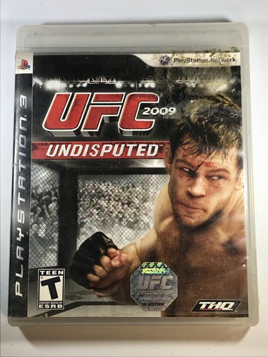 UFC Undisputed 2009 Sony PlayStation 3 PS3 GAME COMPLETE MMA ULTIMATE ...