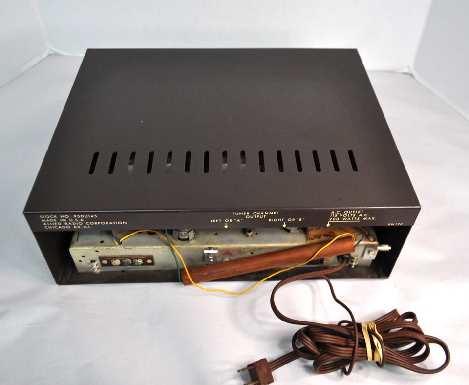 1963 Knight AM/FM/MPX Stereo Tuner KN-170 Tube | eBay