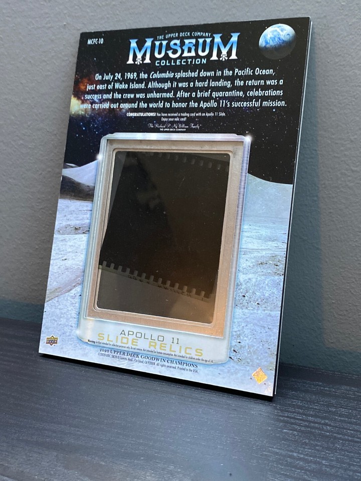 2020 Goodwin Champions Museum Collection Jumbo Apollo 11 Slide Relic ...