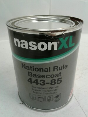 Nason XL National Rule Basecoat 443-85 MasterTint Transparent Maroon 1 ...
