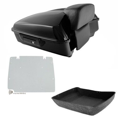 Chopped Pack Trunk Base Plate Backrest Pad Fit For Harley Tour Pak ...