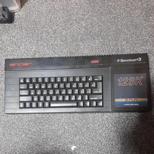 Sinclair 128K ZX Spectrum +3 vintage Home Computer Floppy Disk untested ...