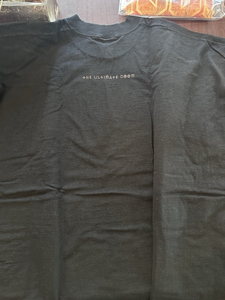 The Ultimate Doom ID Software Computer Video Game Vintage 1993 T-shirt ...