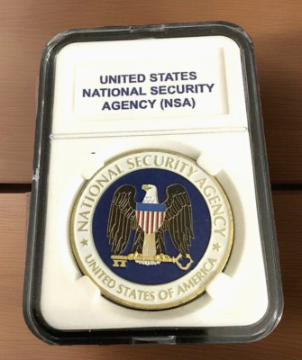 NSA US National Security Agency WASHINGTON DC Challenge Coin with Case ...