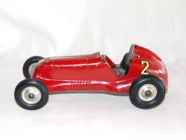 Vintage 9" Tether Car Toy THIMBLE DRONE SPECIAL Red #2 Metal Body, No ...