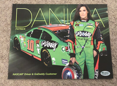DANICA PATRICK SIGNED AUTOGRAPHED 8.5X11 PHOTO NASCAR SGC AUTHENTIC | eBay