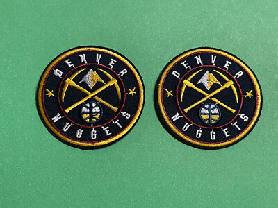 NBA Basketball Team Denver Nuggets Iron/Sew On Badge Patch Set Of 2 ...