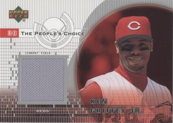 2002 Upper Deck - The People's Choice Jerseys Ken Griffey Jr #PJ-KG ...