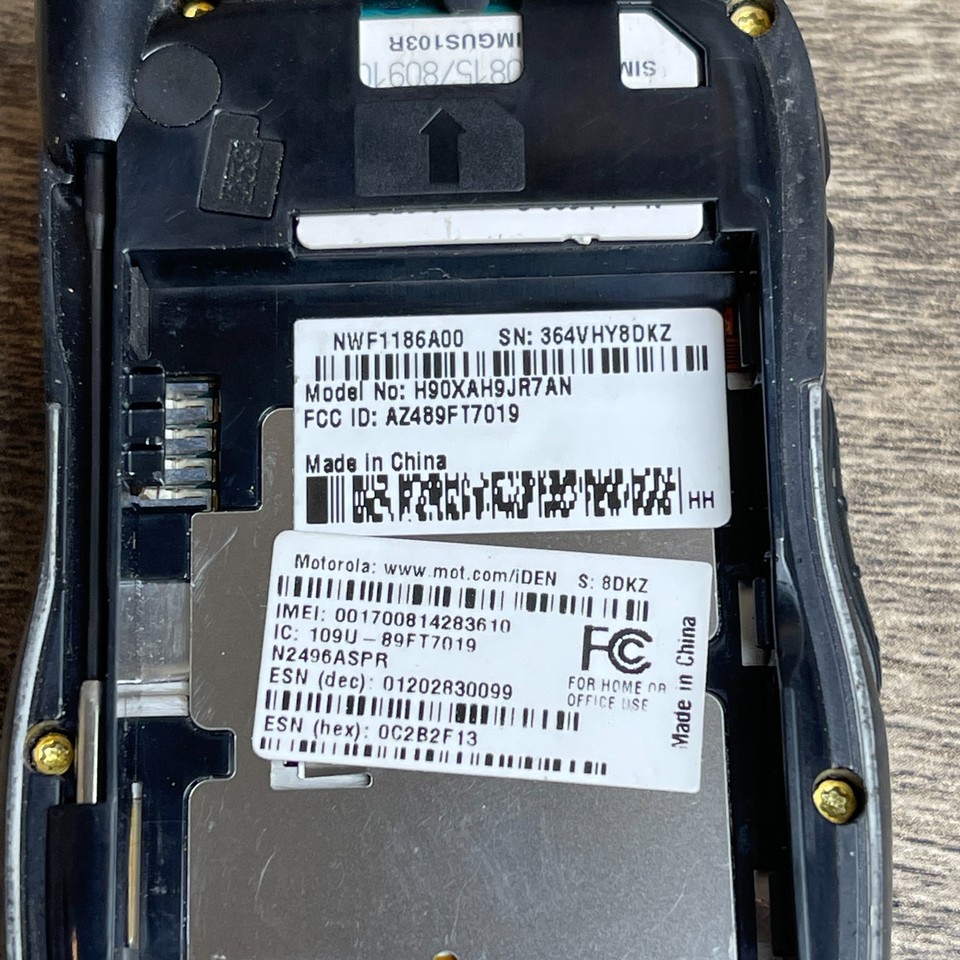 Motorola Buzz ic502 H90XAH9JR7AN 128x160 Pixels (Nextel) Cellular Cell ...