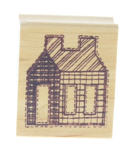 The Cottage Stamper House Building Wooden Rubber Stamp | eBay