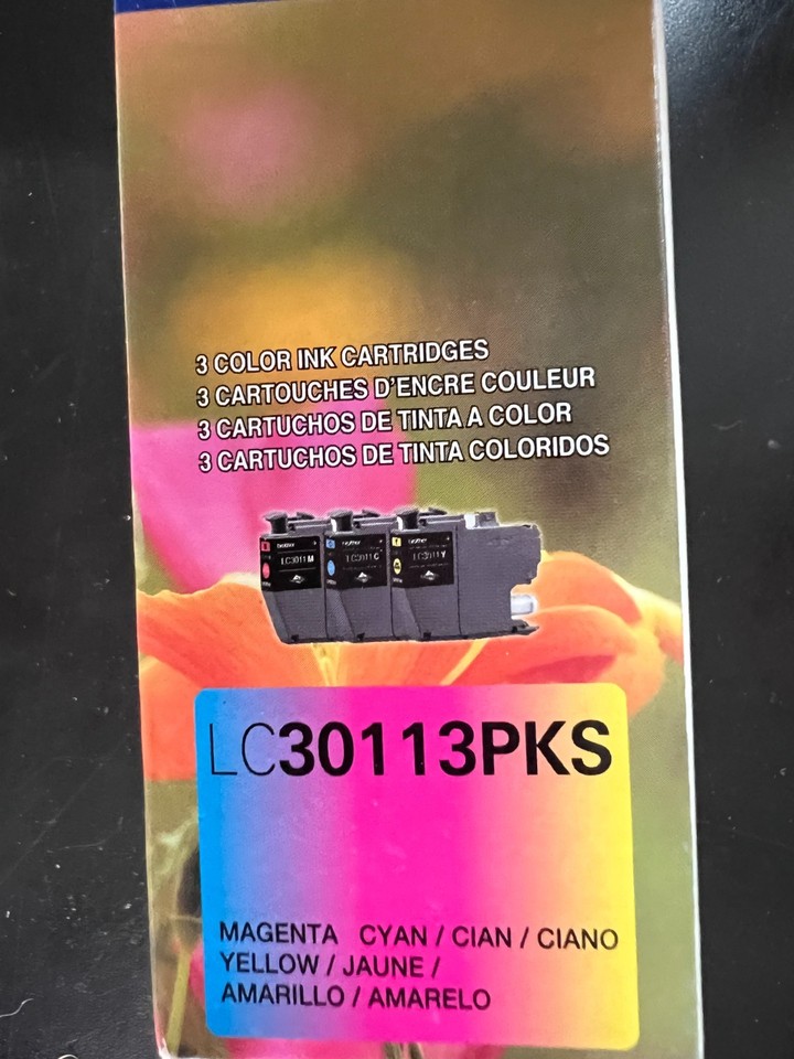 Genuine Brother LC-3011 Color Ink Cartridge-For MFC-J491 J497 J690DW ...