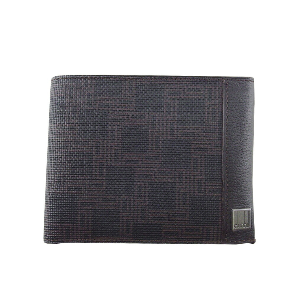 DUNHILL Bi -fold Wallet D8 PVC x Leather Authentic US… - Gem