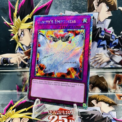 Yugioh Vanity's Emptiness RA03-EN246 Platinum Secret Rare 1st Ed Near ...