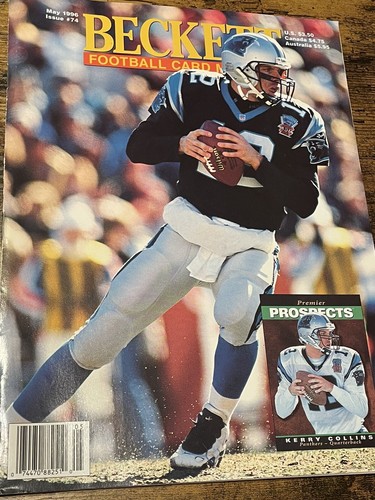 Lot Of (2) NFL Beckett Magazines. Carolina Panthers. Kerry Collins | eBay