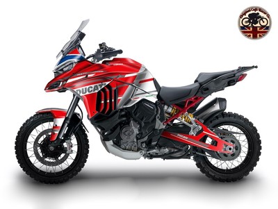 Graphic decal kit for Ducati Multistrada V4 V4s FREE Blue Squeegee ...