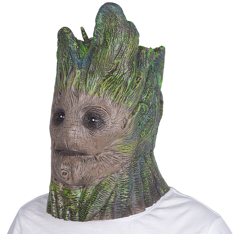 Cosplay Guardians of the Galaxy Groot Masks Full Head Halloween ...