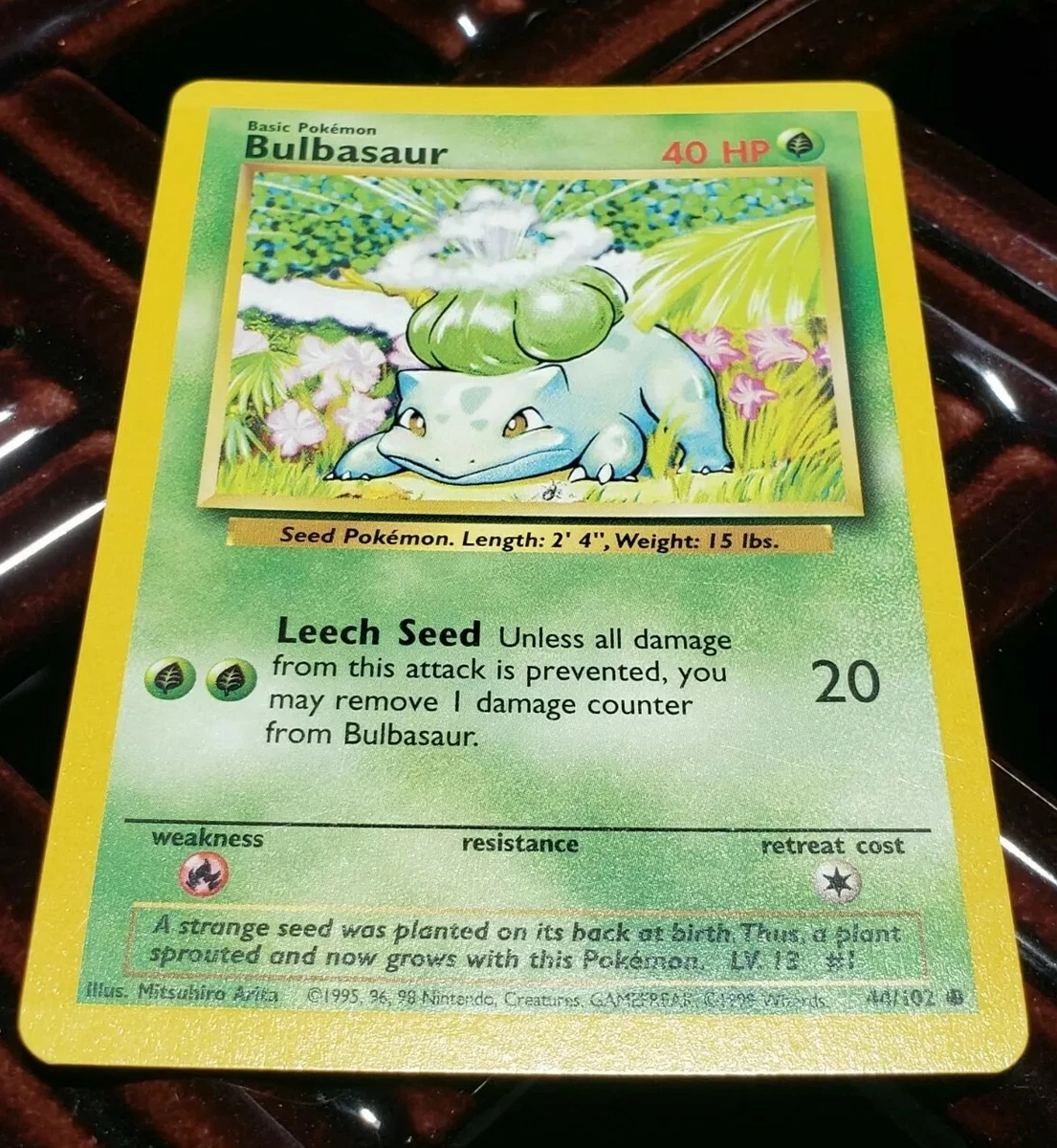 Original Bulbasaur Card