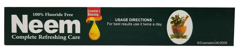 NEEM ESSENTIAL TOOTHPASTE NEW 5 in 1 FORMULA 6 PACK | eBay