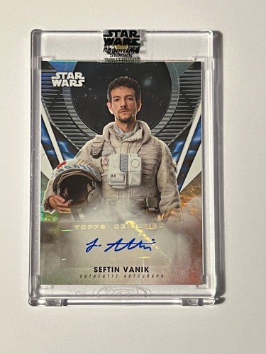 Seftin Vanik/Josef Altin Topps Star Wars Autograph Card A-JA | eBay