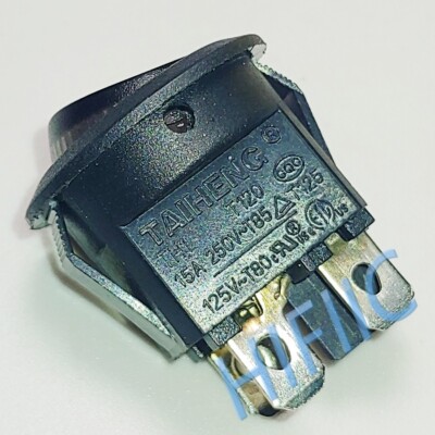 TAIHENG TH1 T120 With Lamp Rocker Switch 15A 125/250VAC 3 Pins 2 ...