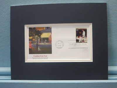 FDR & The Four Freedoms & the First day Cover of the Freedom from Fear ...