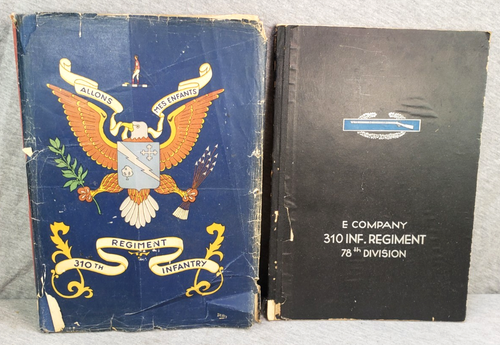 WW2 310th Infantry Regiment 78th Divison E Company History Books 1945 ...