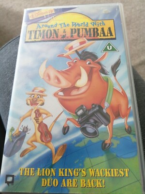 Disney - Around The World With Timon And Pumbaa VHS Video Tape | eBay UK